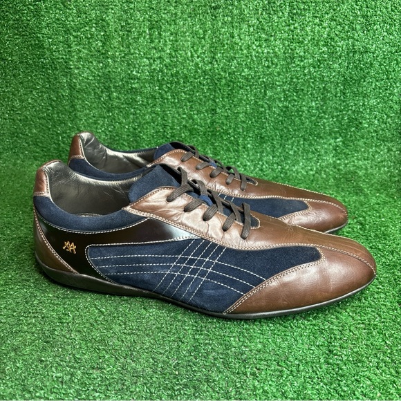 Mezlan | Shoes | Mezlan Shoes Mens 15m Brown Blue Leather Vega Two Tone ...